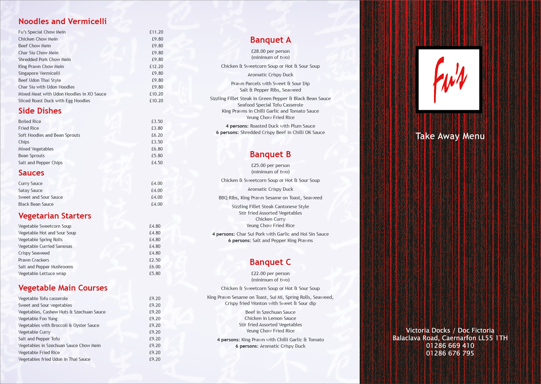 Fu's Cantonese Restaurant MENU (update April 2026)